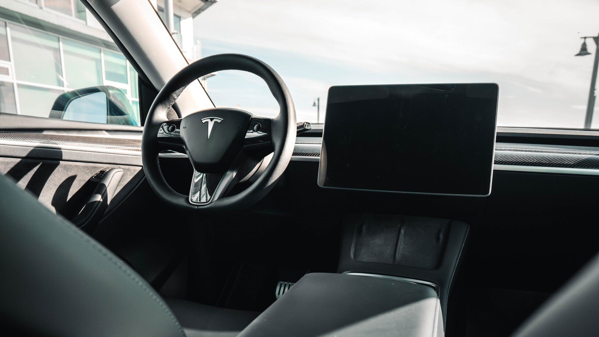 Tesla Model Y Carbon Fiber Interior | ORKO – ORKO Auto