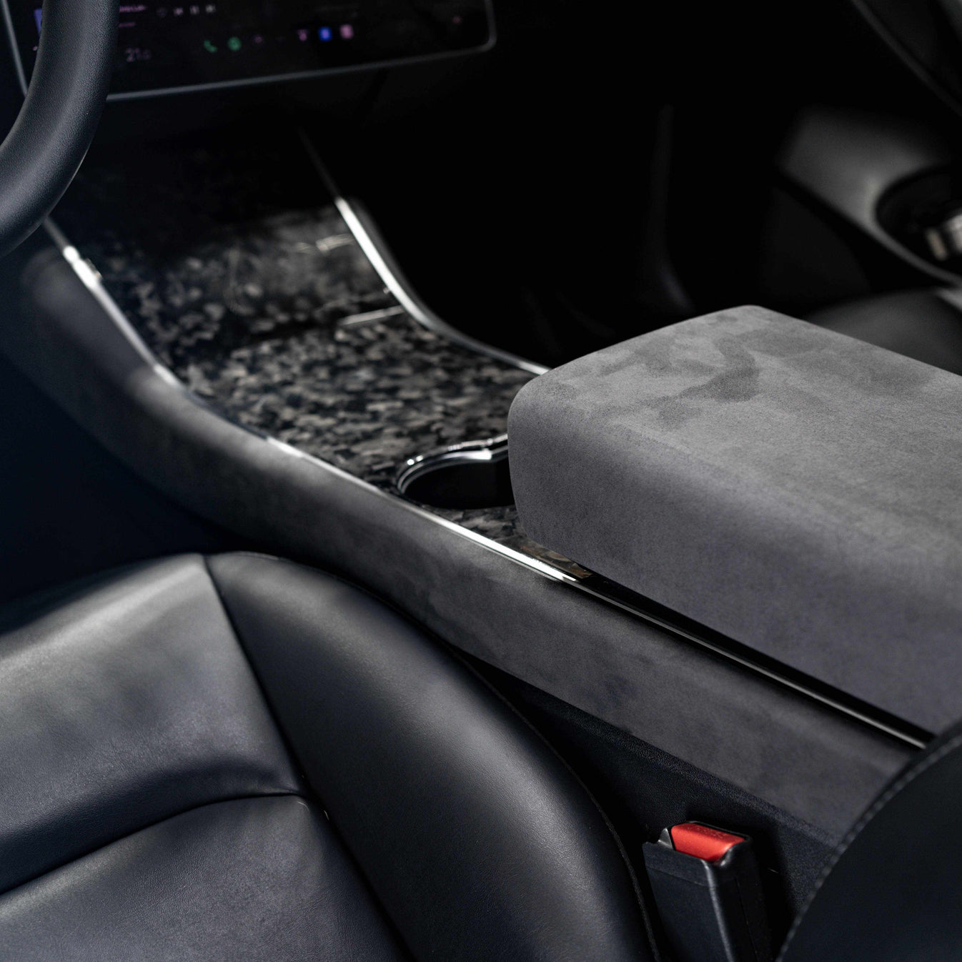 2017-21 Tesla Model 3 Alcantara Side Center Console Covers| ORKO – ORKO ...