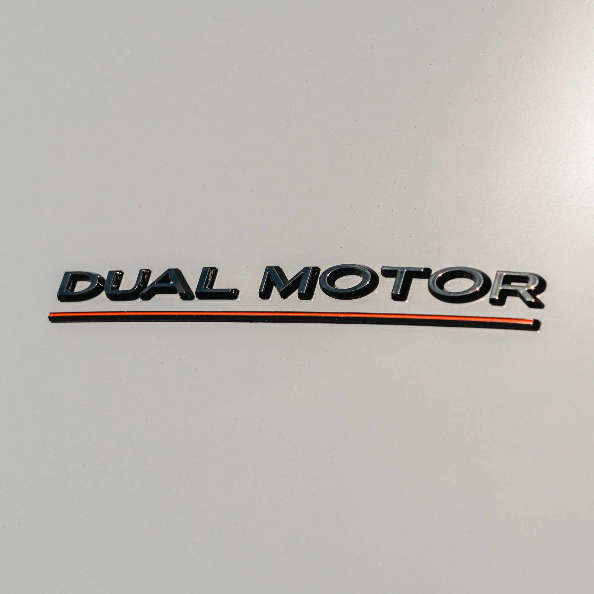 Tesla Model 3/Y Dual Motor Badge - Gloss/Matte Black | ORKO – ORKO Auto