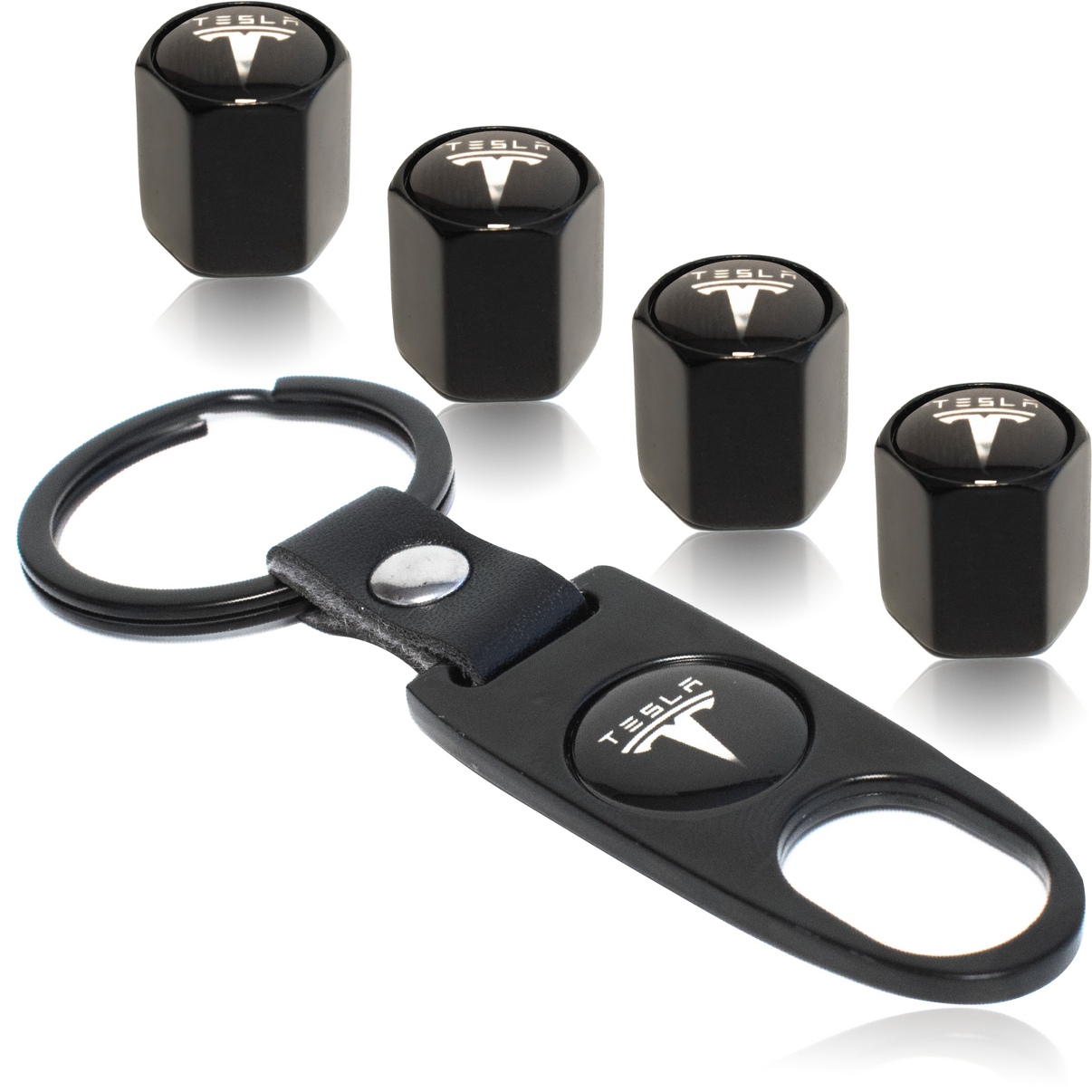 Tesla Model S, 3, X, Y Valve Stem Caps | ORKO – ORKO Auto